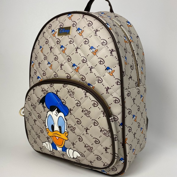 Disney | Bags | Disney Donald Duck Quilted Backpack Bag | Poshmark